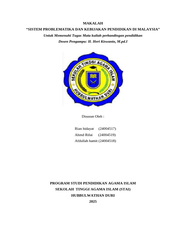 Makalah Perbandingan Pendidikan | PDF