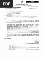 Election Leave Guidelines for Employees | PDF | Government Of India ...