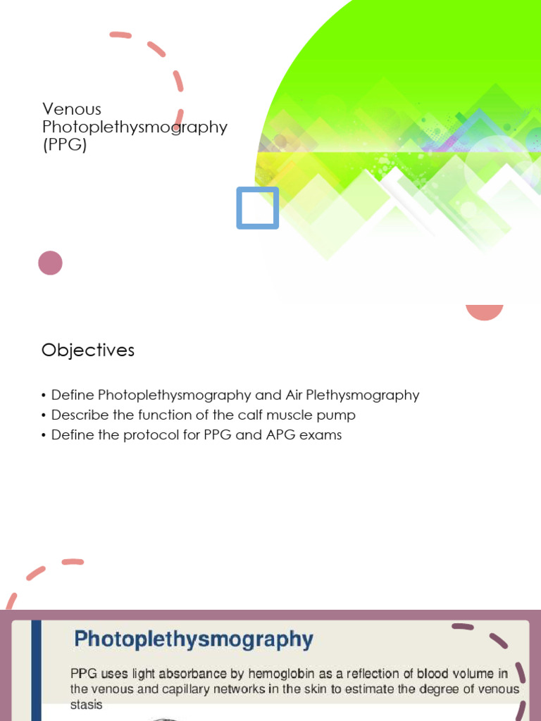 PPT Unit 13 Venous PPG and APG (4) | PDF | Vein | Edema