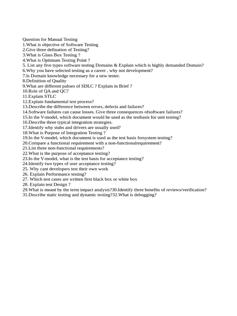 Comprehensive Guide to Software Testing Concepts | PDF | Software ...