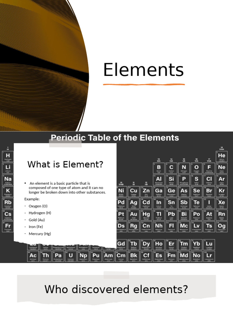 Who Discovered Elements (Done by - CPW, STK, SSA) | PDF