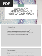 AV Fistula Physical Examination Guide | PDF | Vein | Nephrology