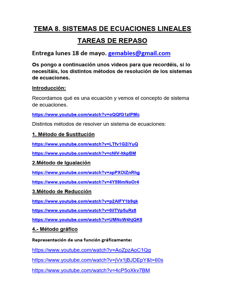 MATEMÁTICAS-2-ESO-SIST-ECUACIONES-REPASO | PDF