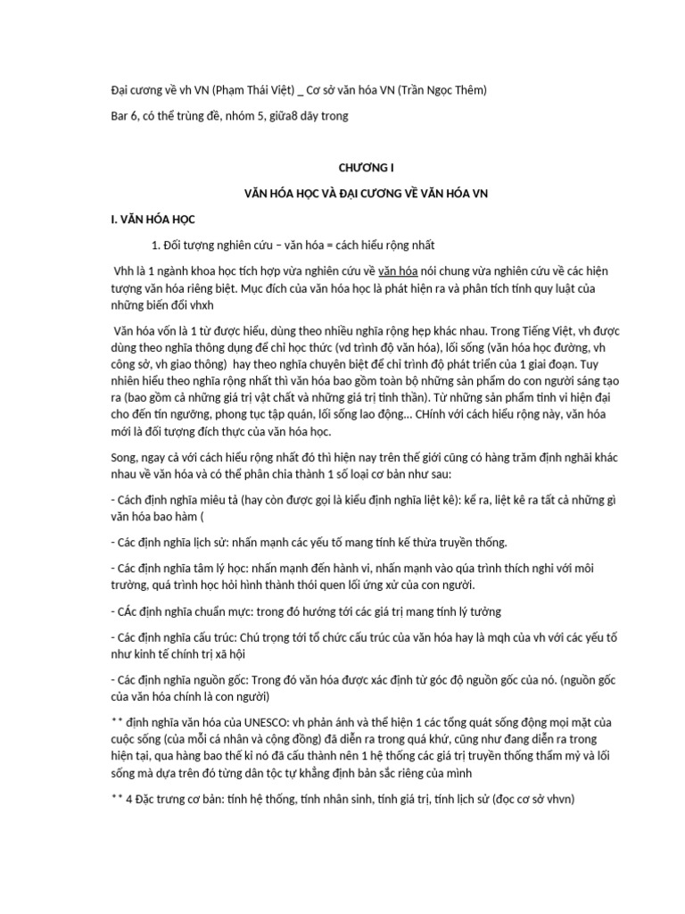 Đại cương về vh VN | PDF