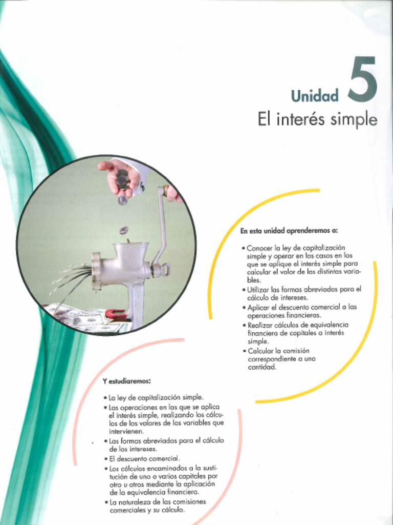 Unidad 5 Interés Simple | PDF
