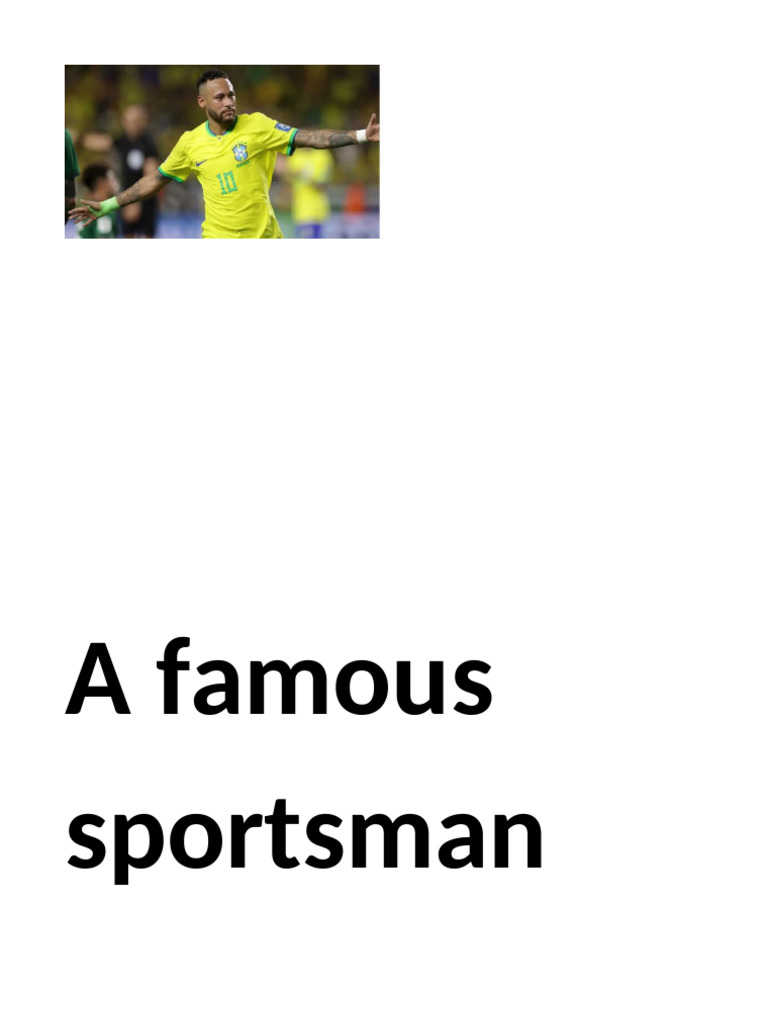 Famous Sportsman Profile Guide | PDF