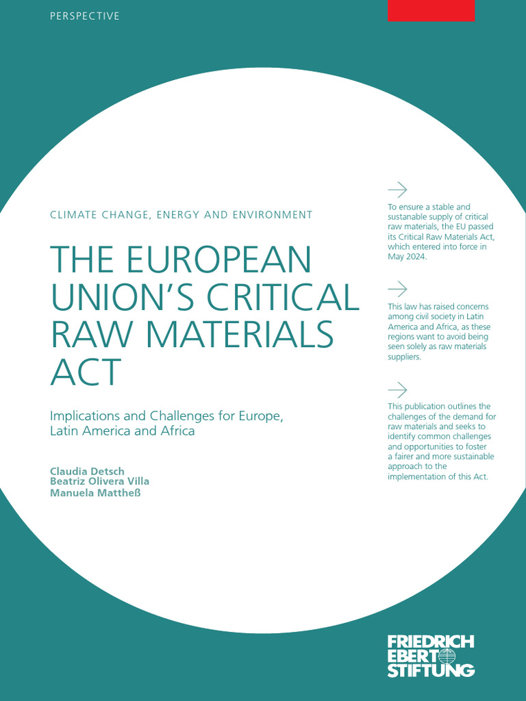 The European Union’s Critical Raw Materials Act | PDF | European Union ...