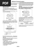 Refrigerant Charging Procedure Guide | PDF | Air Conditioning | Valve