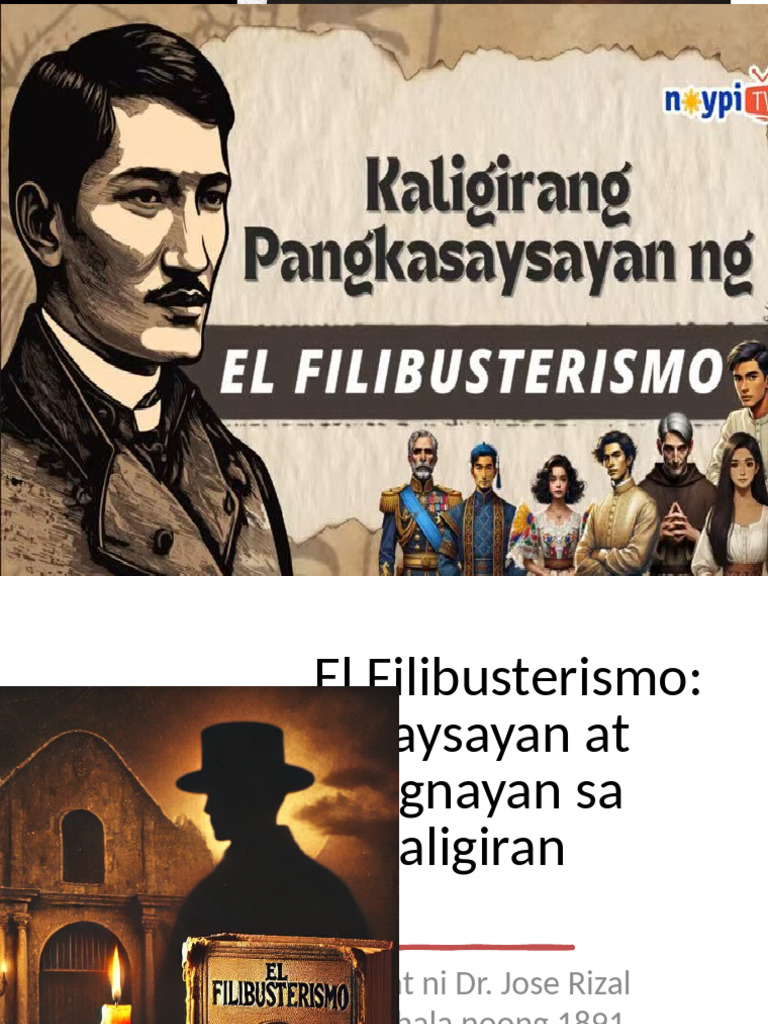 El Filibusterismo Presentation | PDF