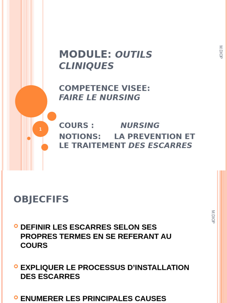 Prévention et traitement des escarres | PDF | Spécialités médicales ...