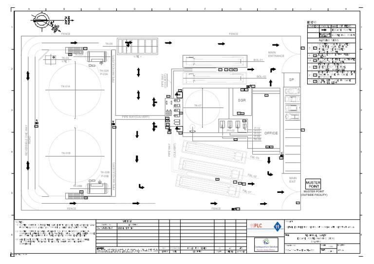 Escape Route-Information Signs-Gen - Keyplan | PDF