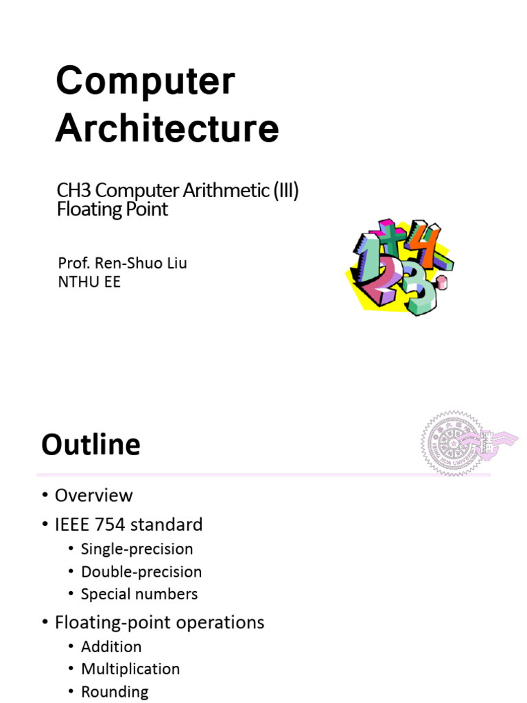 Chapter_03_arith_3_float | PDF | Multiplication | Computer Science