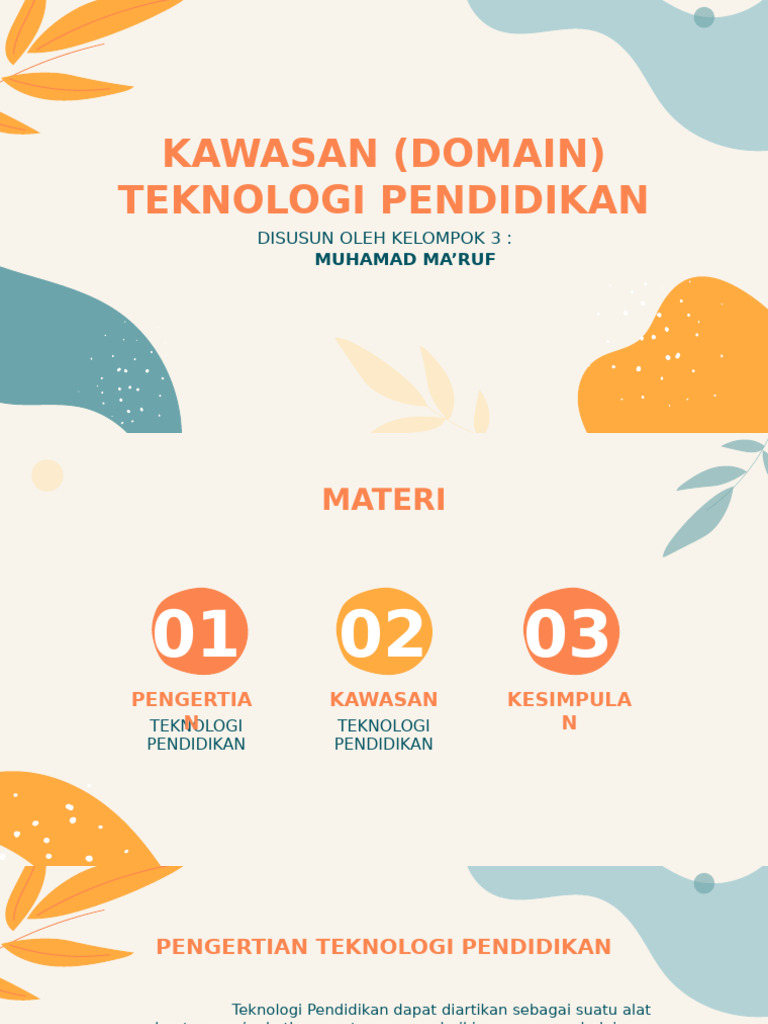 Teknologi Pendidikan | PDF