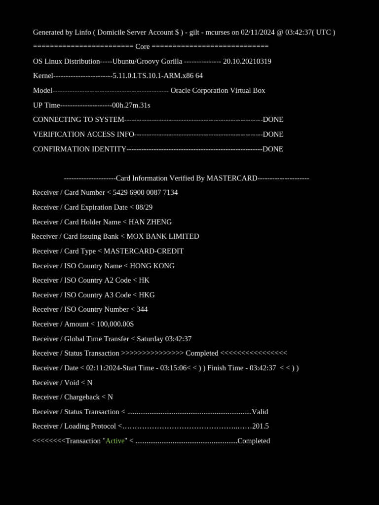 100k Loalding - Mastercard | PDF