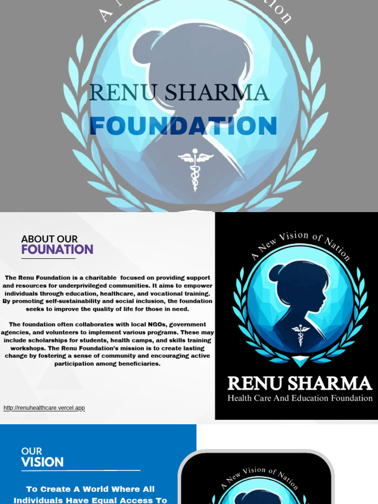 Renu Sharma Foundation Overview and Roles | PDF