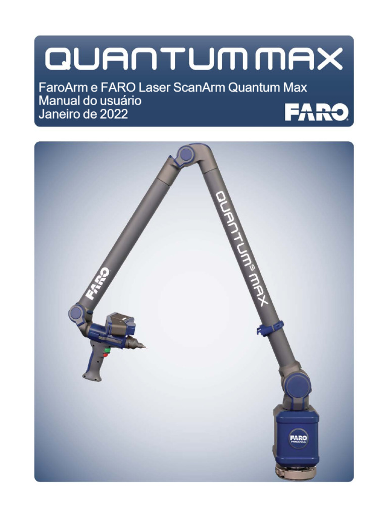 08m160p00 - FaroArm e Laser ScanArm Quantum Max Manual - Janeiro de ...