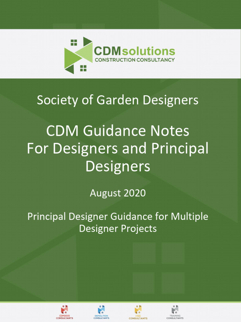 CDM Guidance For Multiple Designer Projects | PDF