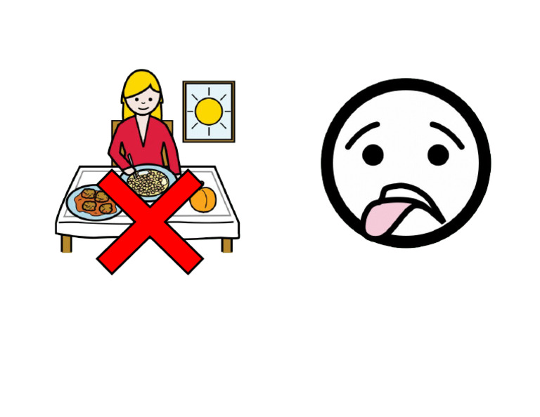 Pictograma No Quiero Comer Más - No Me Gusta | PDF