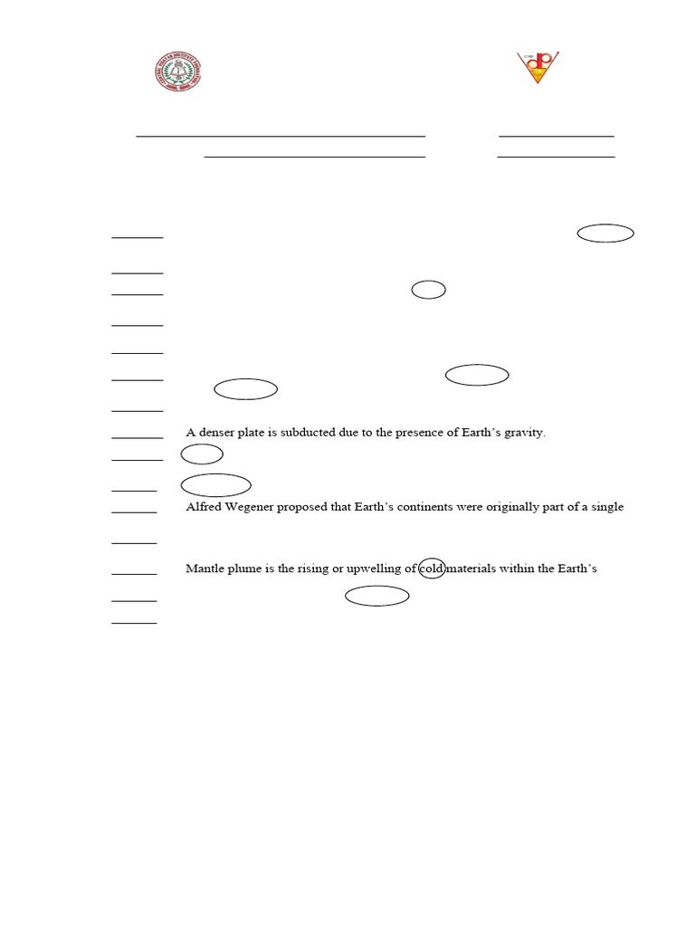 Science and Technology 10 Exam Guide | PDF | Plate Tectonics | Convection