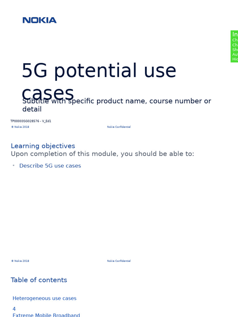 5G Use Cases and Applications Overview | PDF | Voice Over Ip ...