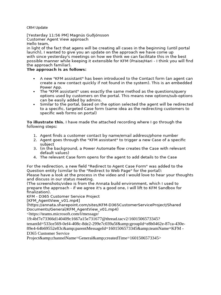 CRM Screenshot Sample | PDF