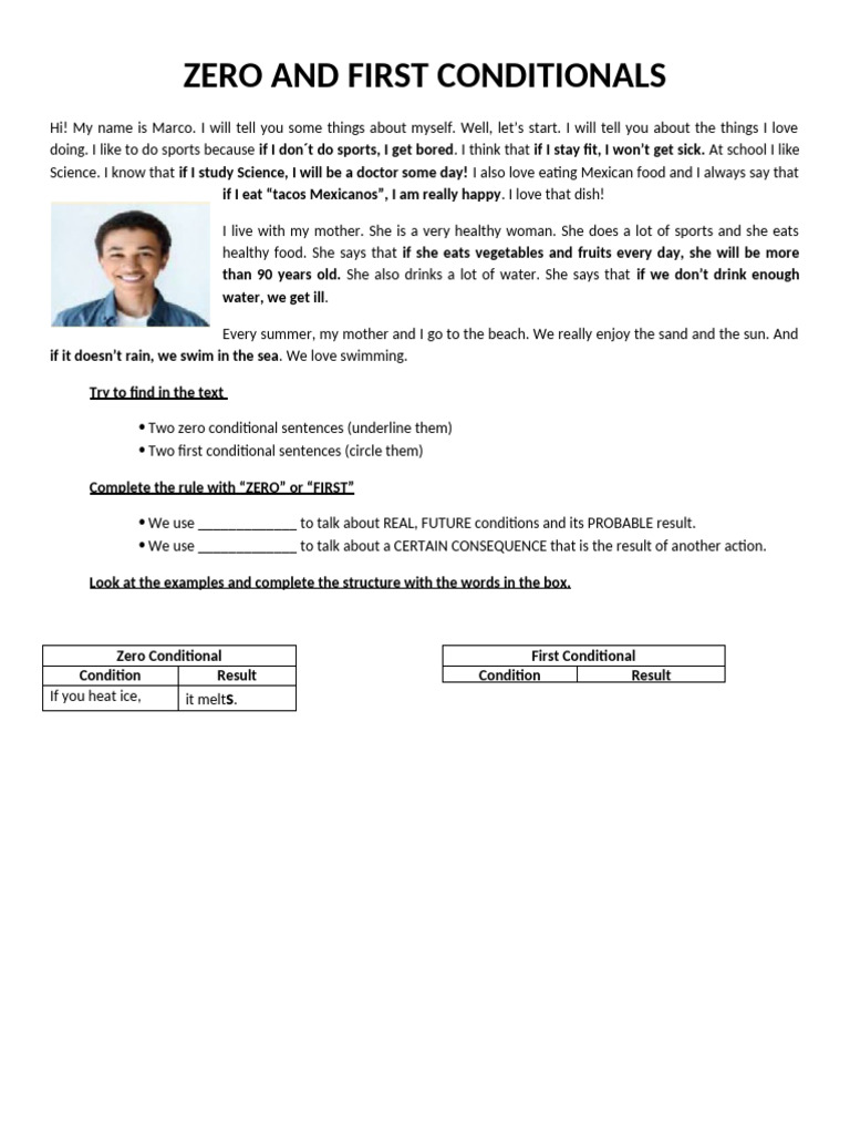 zero-and-first-conditional-reading-comprehension-and-worksheet ...