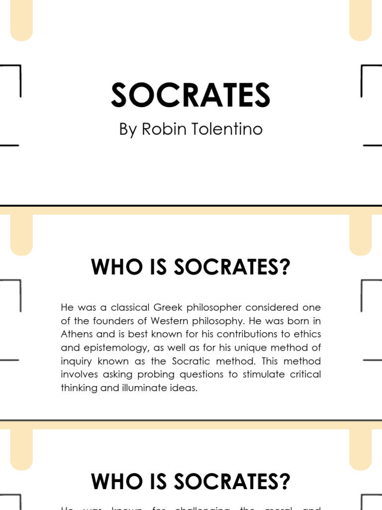 Socrates: The Father of Critical Thinking | PDF | Socrates | Reason