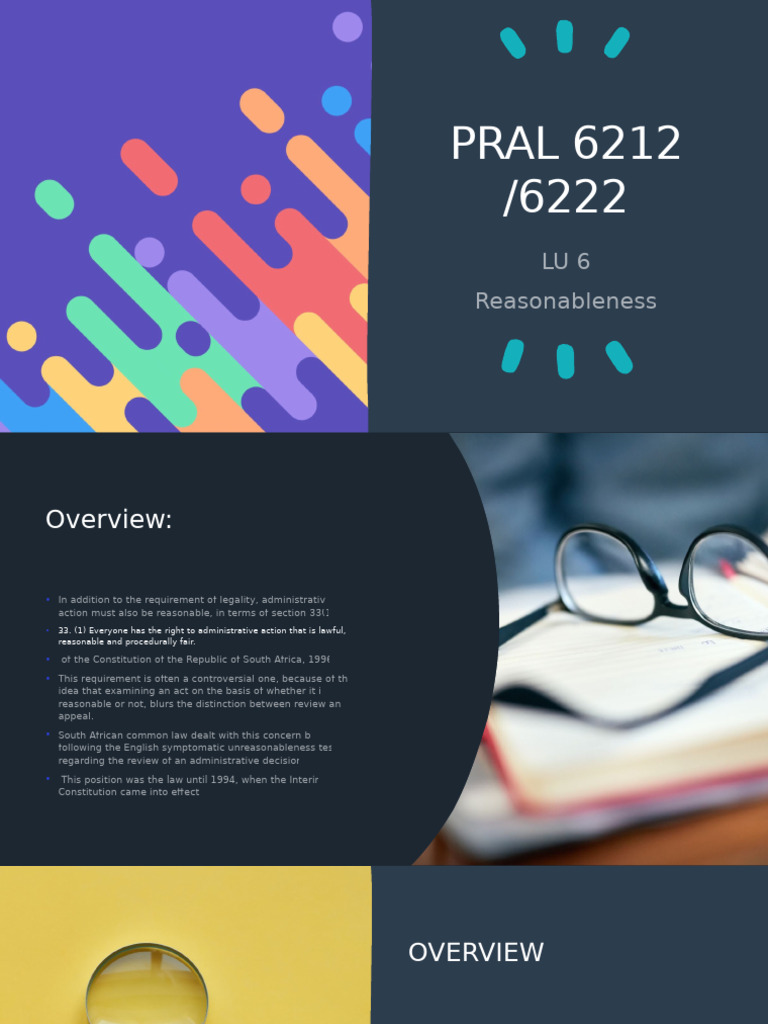 Pral 6212 Lu 6 Reasonableness 2 | PDF | Rationality | Common Law