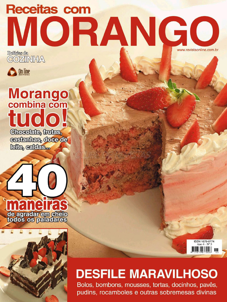 Delícias Da Cozinha #05 Receitas Com Morango - Mai23 | PDF