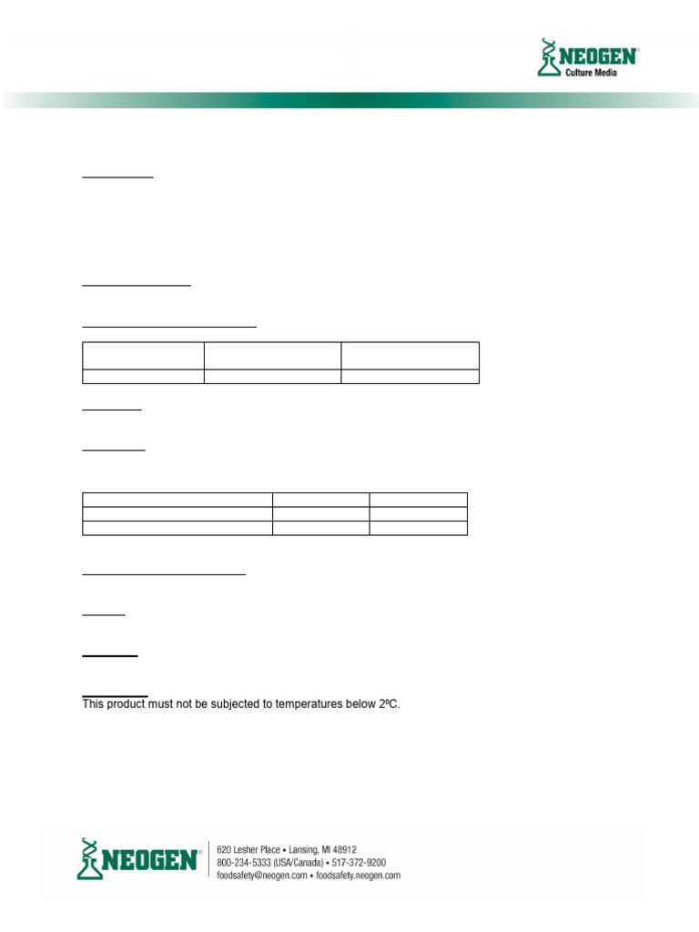 Listeria Diagnostic Supplement NCM4001 | PDF
