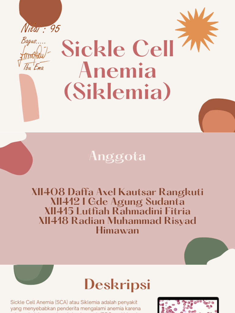 Sickle Cell Anemia (Siklemia) Nilai | PDF