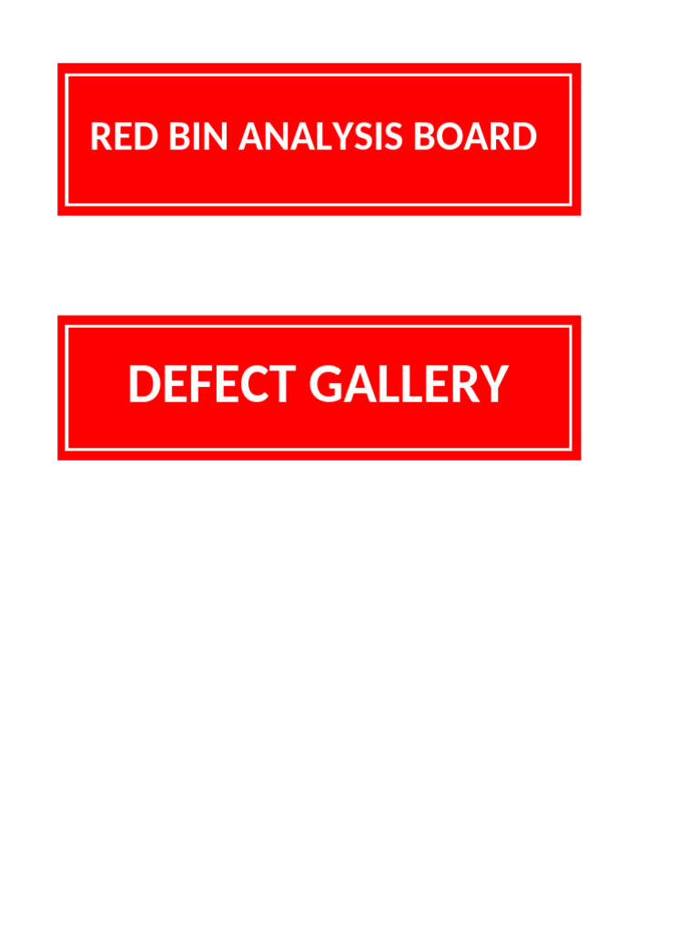 Red Bin Templates | PDF