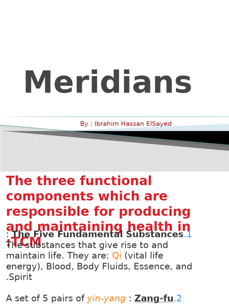 Understanding Acupuncture Meridians | PDF | Meridian (Chinese Medicine ...