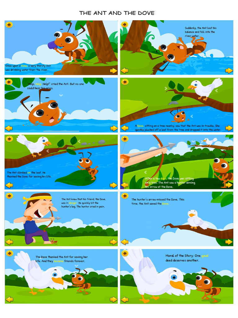 The Ant and The Dove | PDF