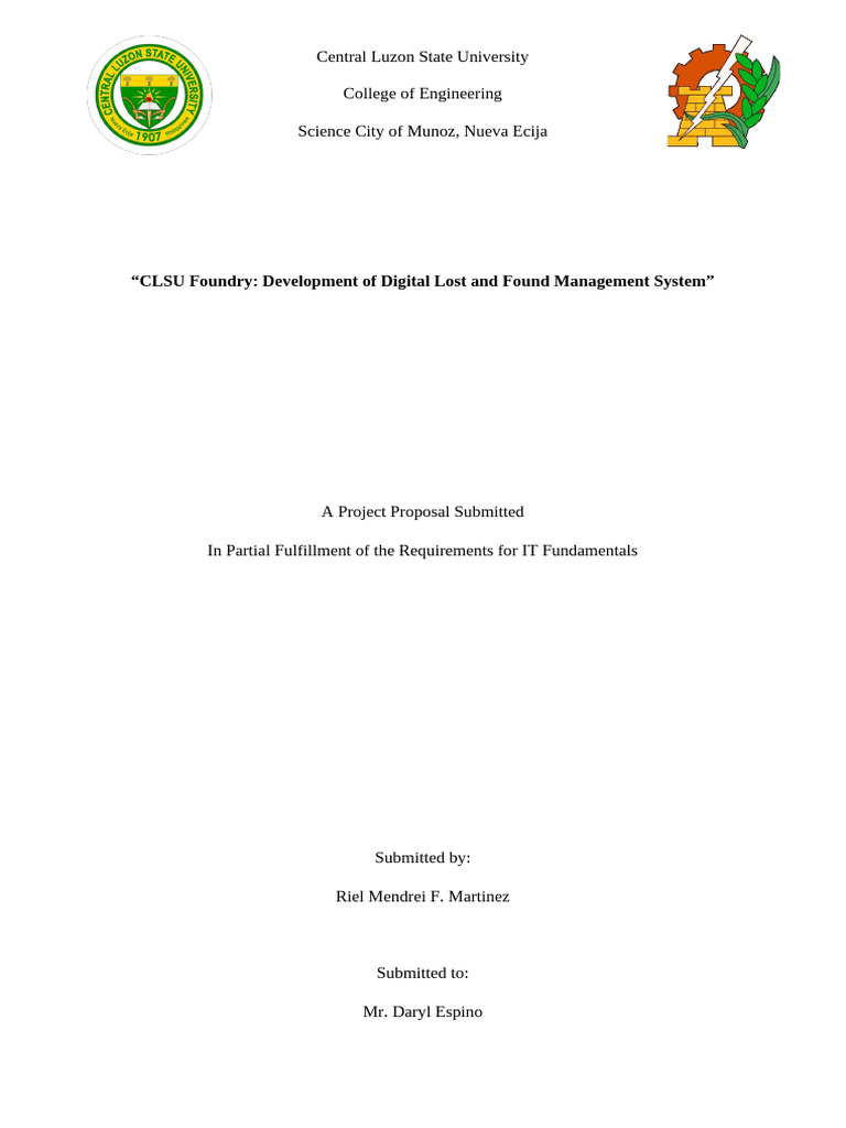 Comsci 1100title Page | PDF