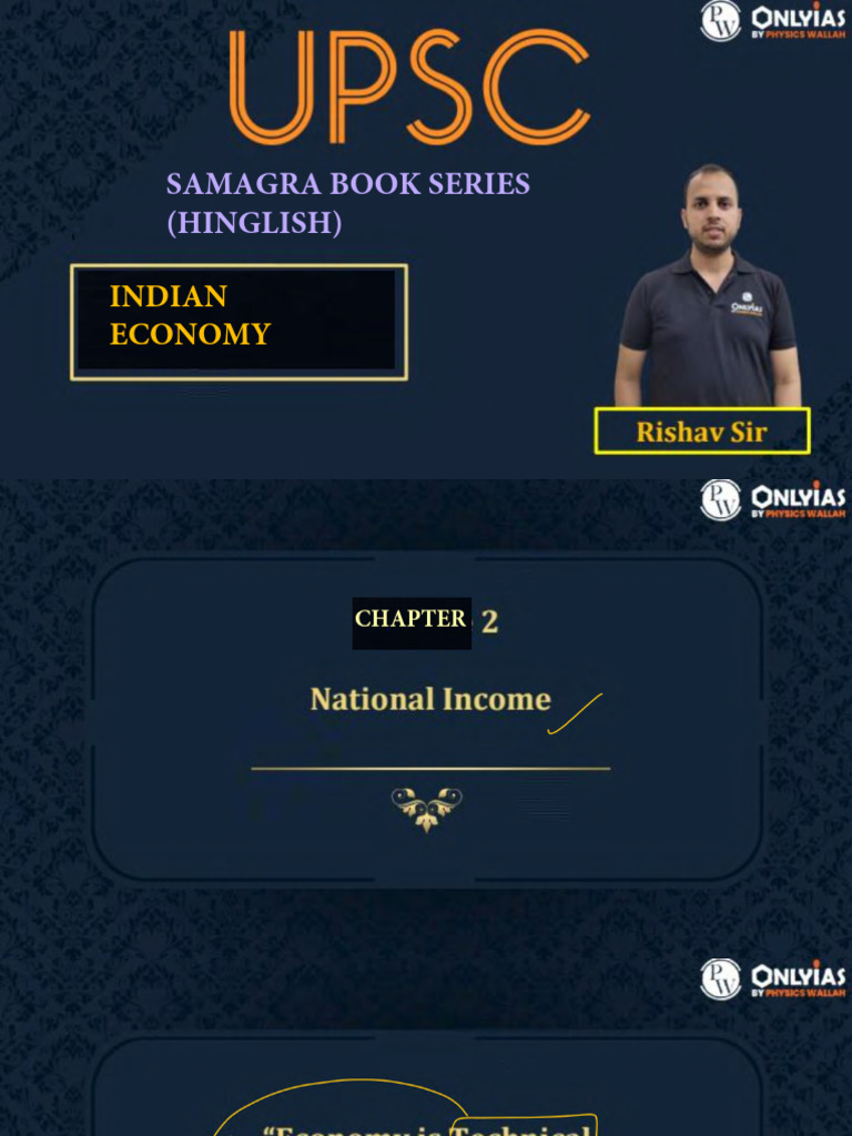 Nitin Singhania Economy - National Income - Chapter 2 - Class Notes ...