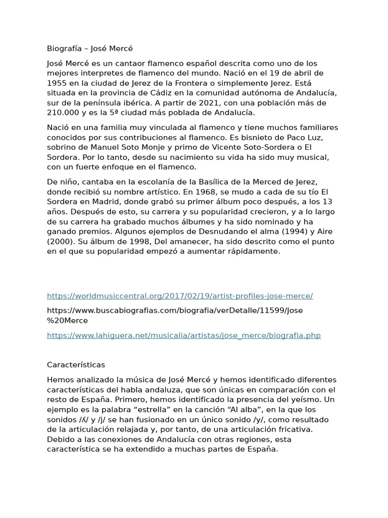 Jose Merce | PDF