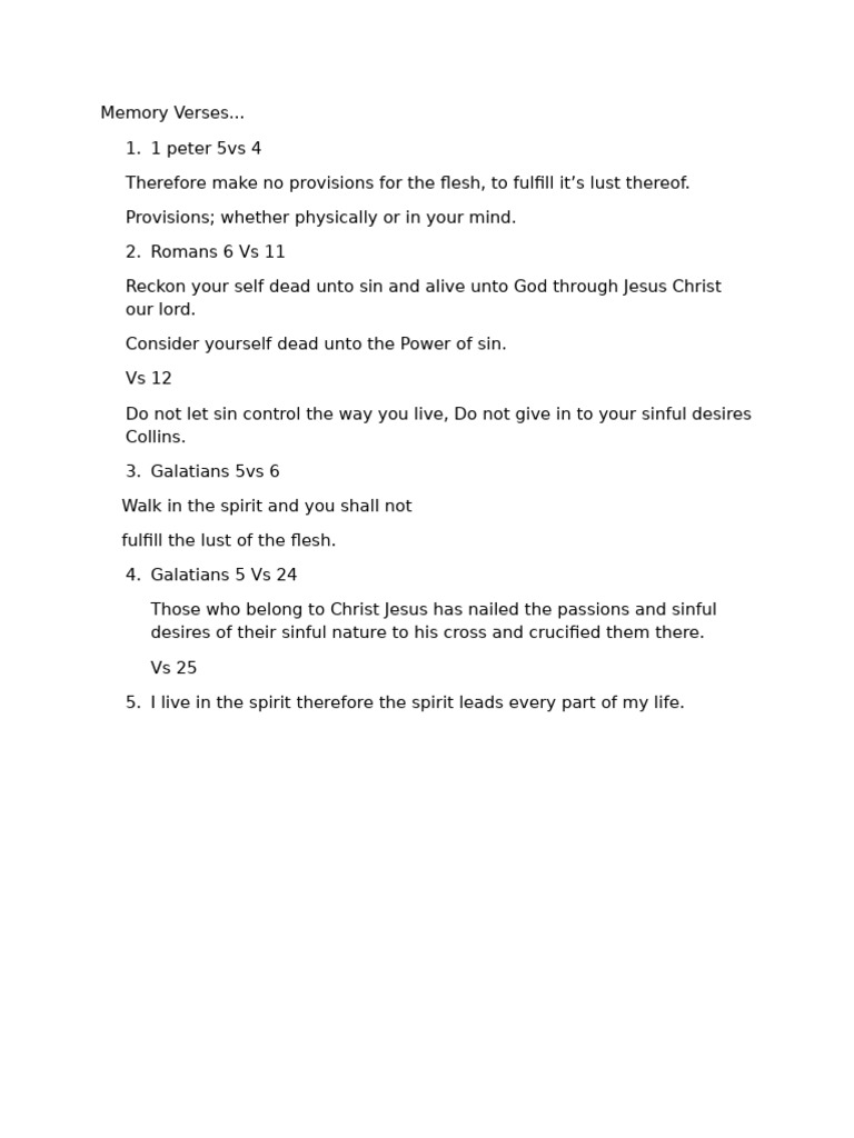 My Power Over Sin | PDF