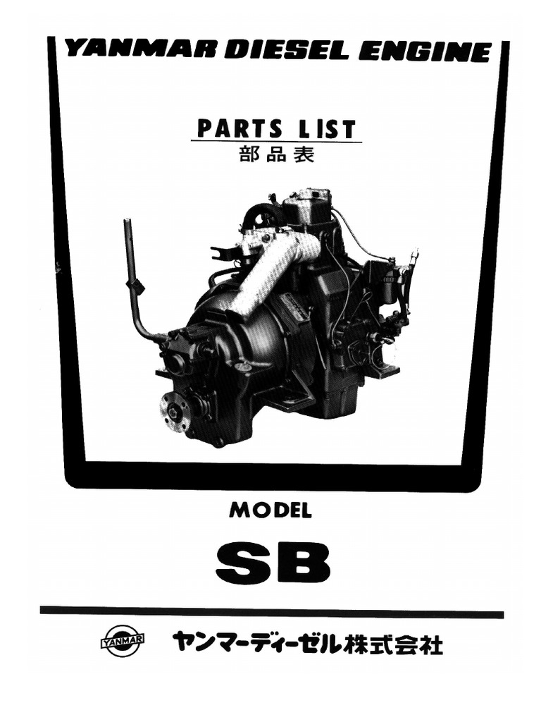 Yanmar Sb8-12 Parts List | PDF