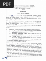 J&K Single Window Act 2018 | PDF
