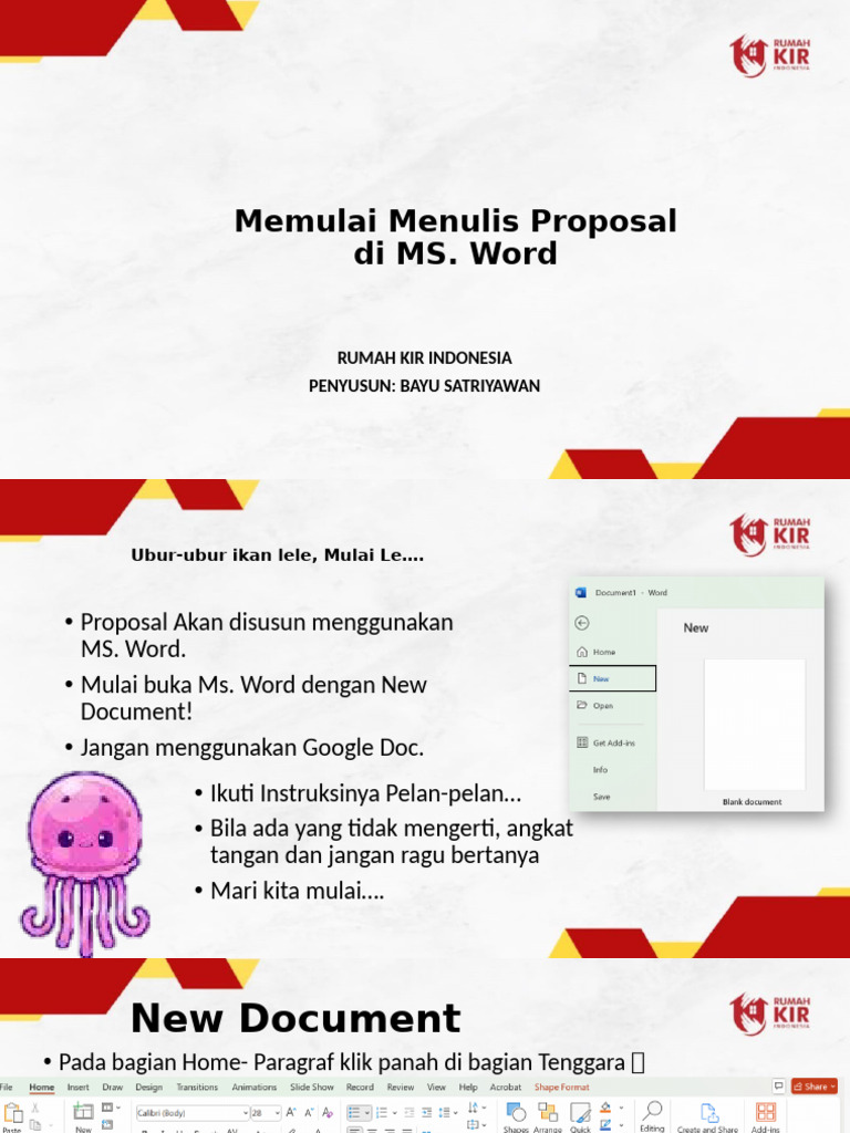 Panduan Proposal di MS Word | PDF