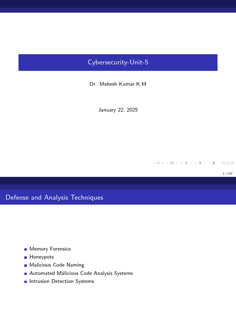 Unit-5 | PDF | Malware | Antivirus Software