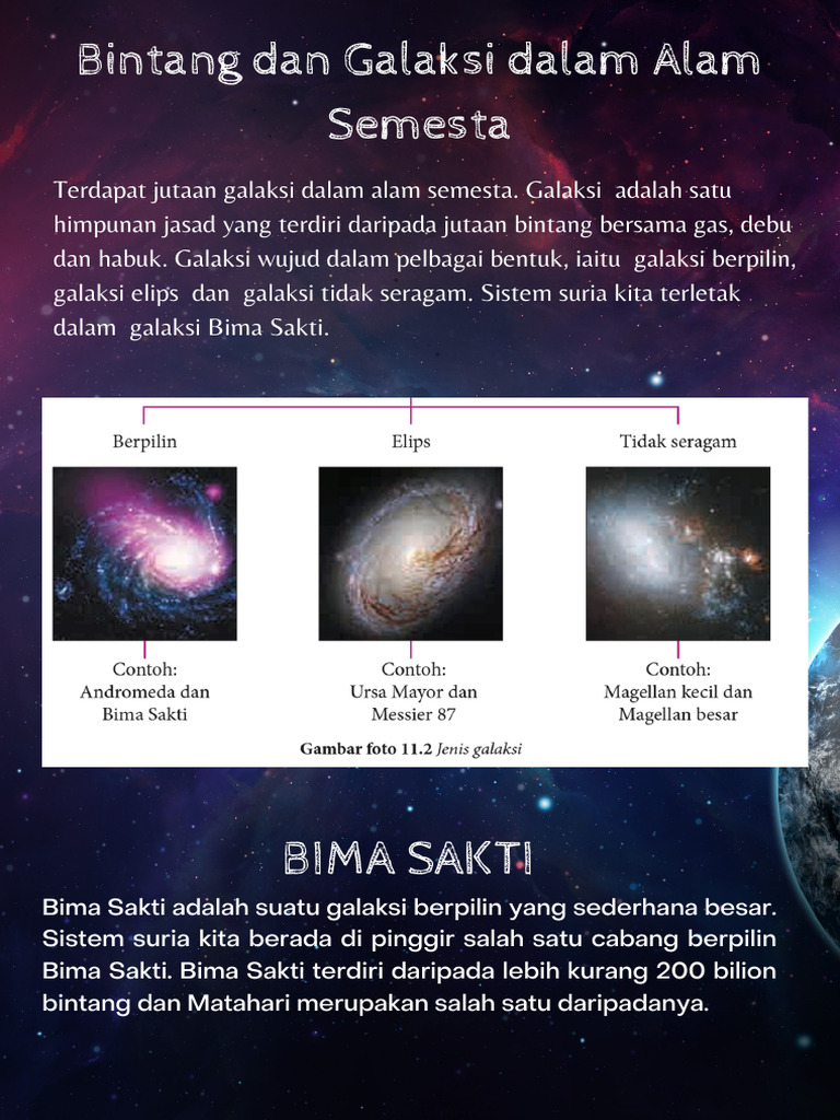 Bintang Dan Galaksi Dalam Alam Semesta | PDF