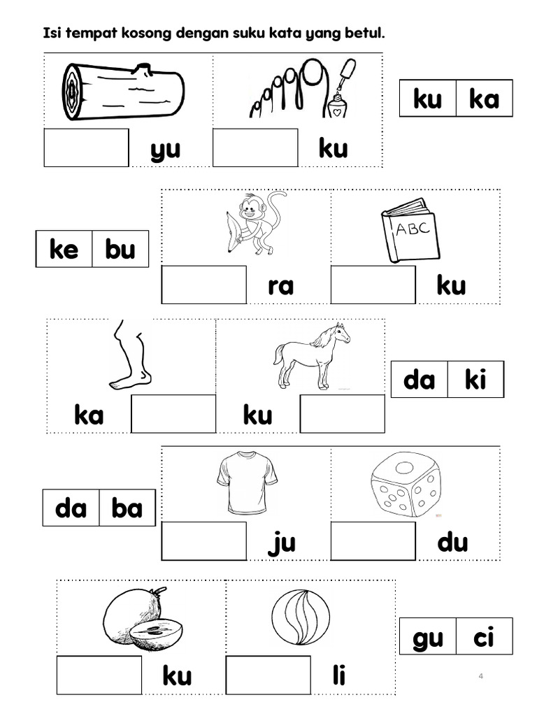 Suku Kata 3 | PDF