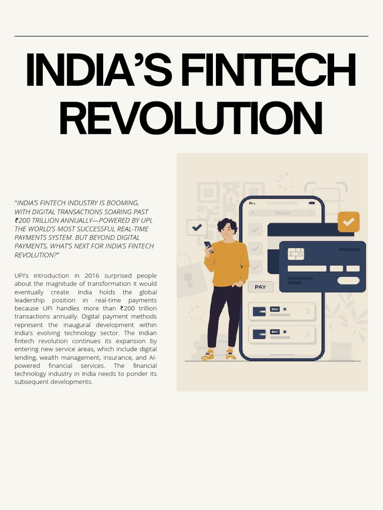 India's Fintech Revolution: Trends & Future | PDF | Banks | Financial ...