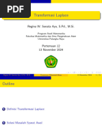 Tabel Transformasi Laplace | PDF