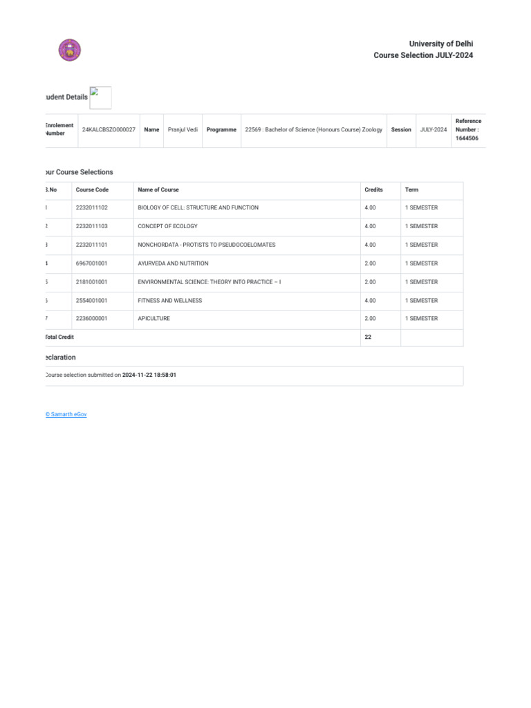Examination Form | PDF