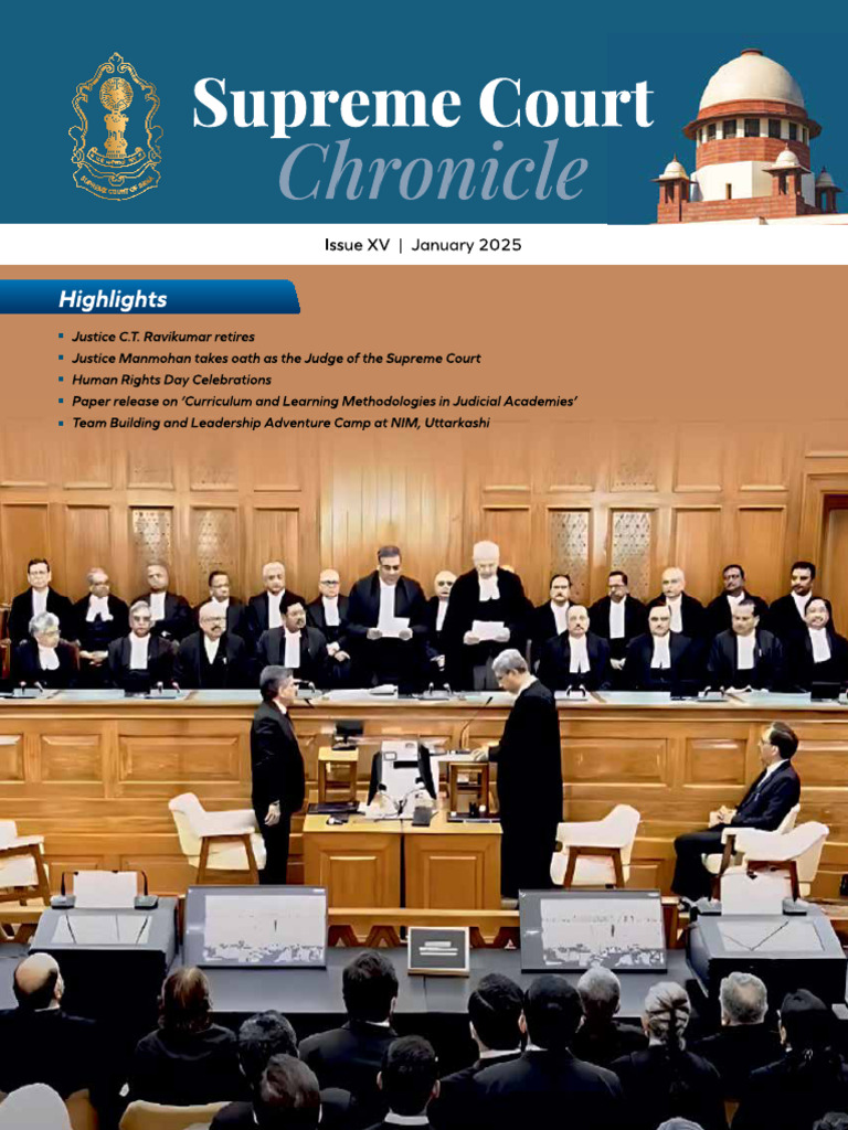 Supreme Court Chronicle January 2025 | PDF | Supreme Court Of The ...