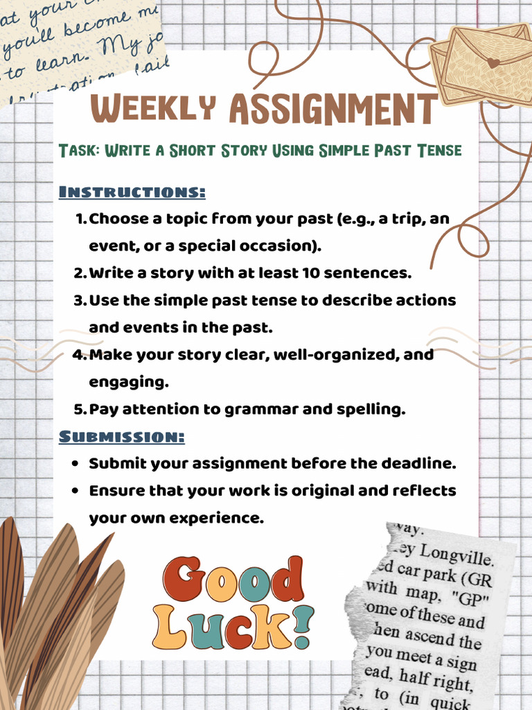 Assignment - Simple Past Tense | PDF
