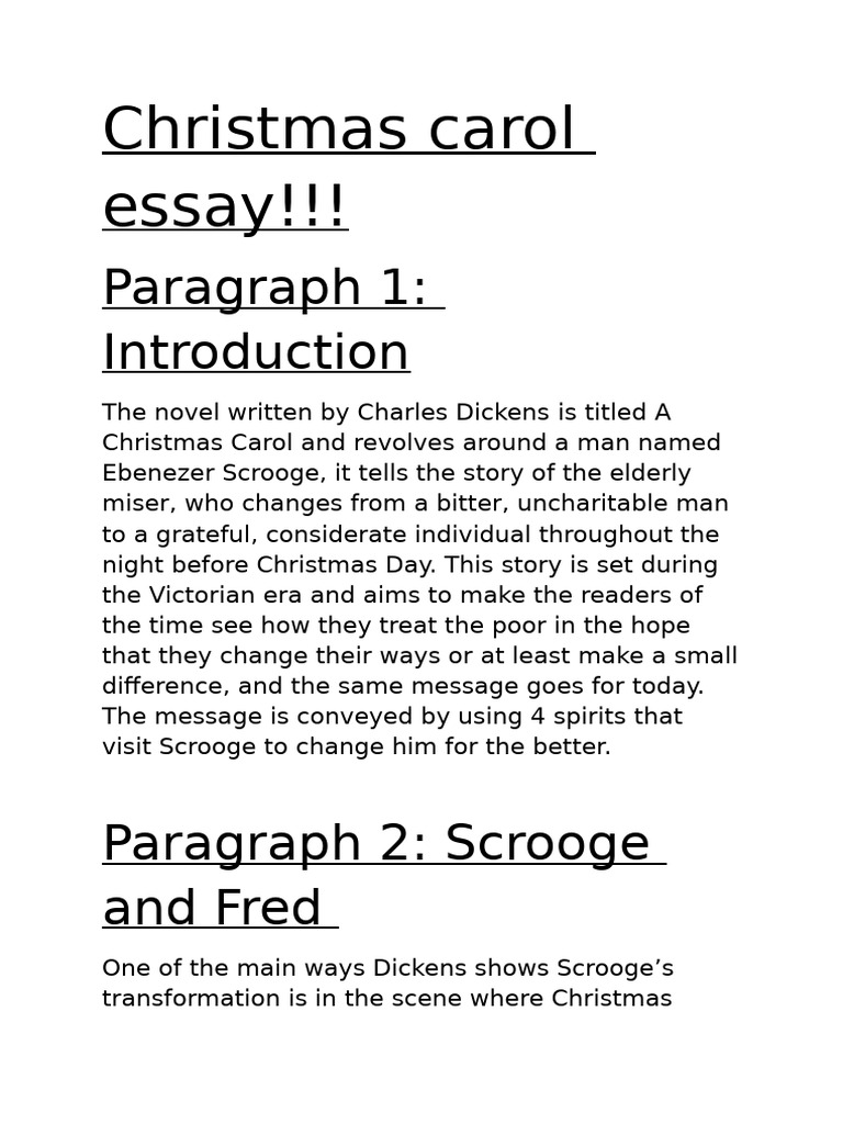 Document english | PDF | Ebenezer Scrooge | A Christmas Carol